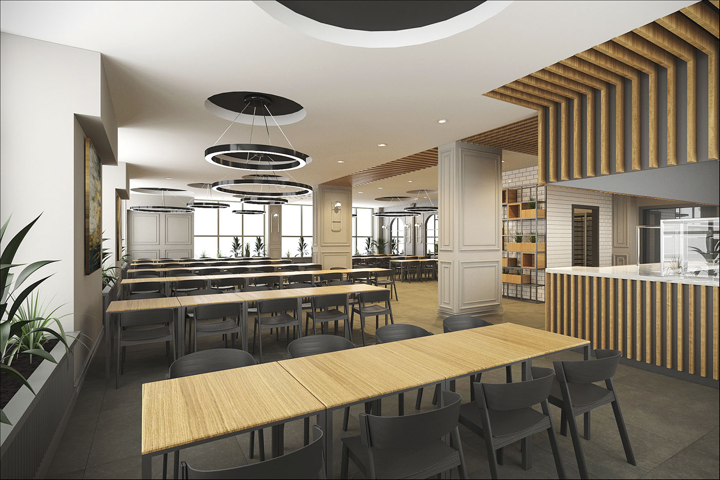 Modern Kafe ve Restoran Tasarımı: DNY Mimarlık İmzası Doğal Işıkla Dolu ...